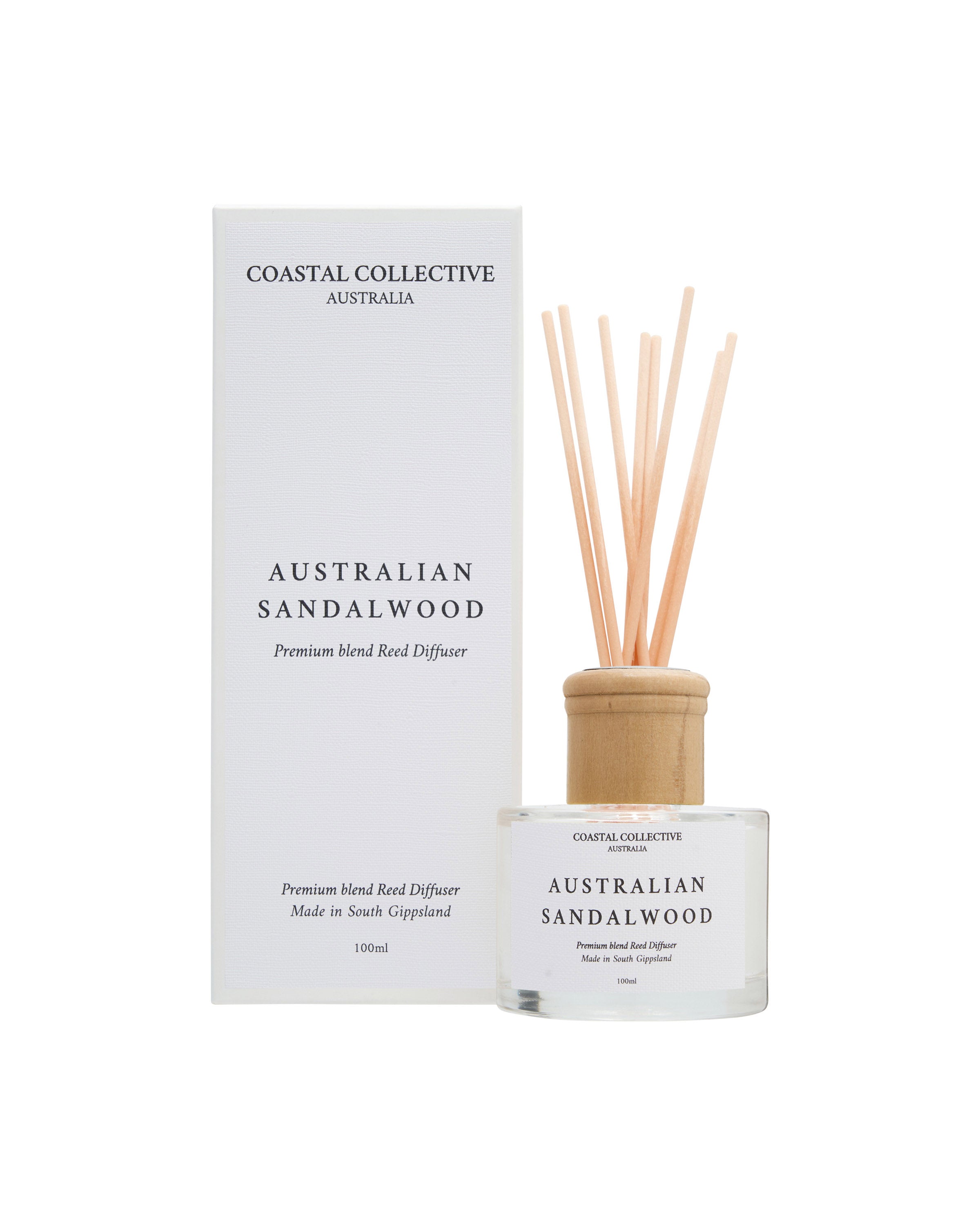 100ML DIFFUSER - AUSTRALIAN SANDALWOOD – Coastal Collective Australia