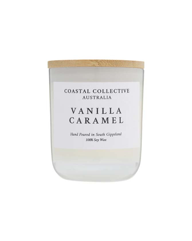 JAR CANDLE - VANILLA CARAMEL – Coastal Collective Australia
